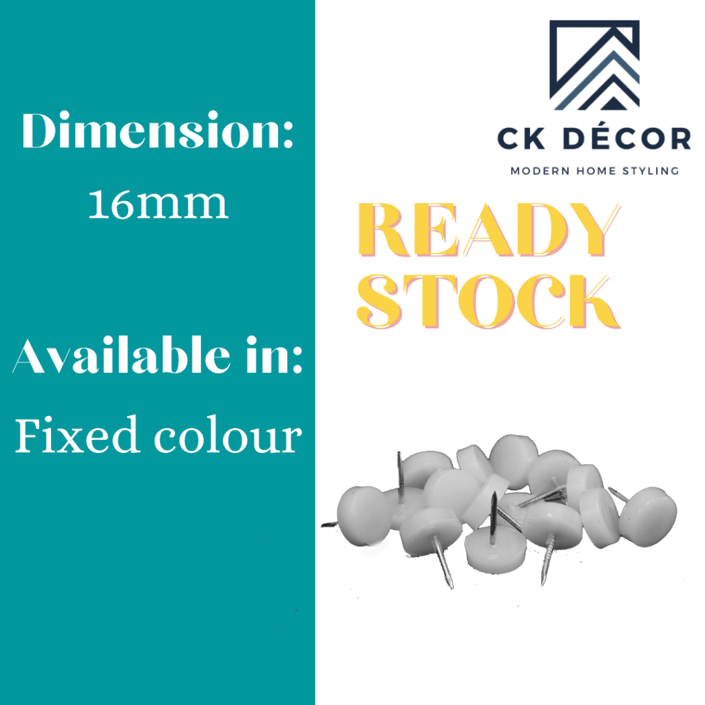 Nail White -PVC Glider 16MM X (1 PCS) | Shopee Malaysia