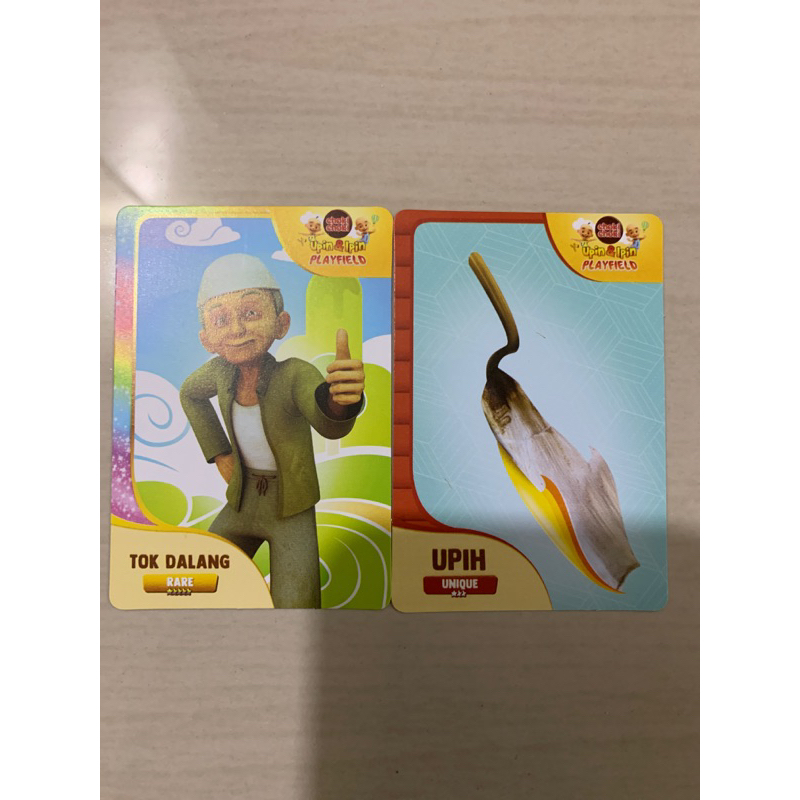 kad choki choki upin & ipin kad TOK DALANG RARE dan UPIH UNIQUE ...