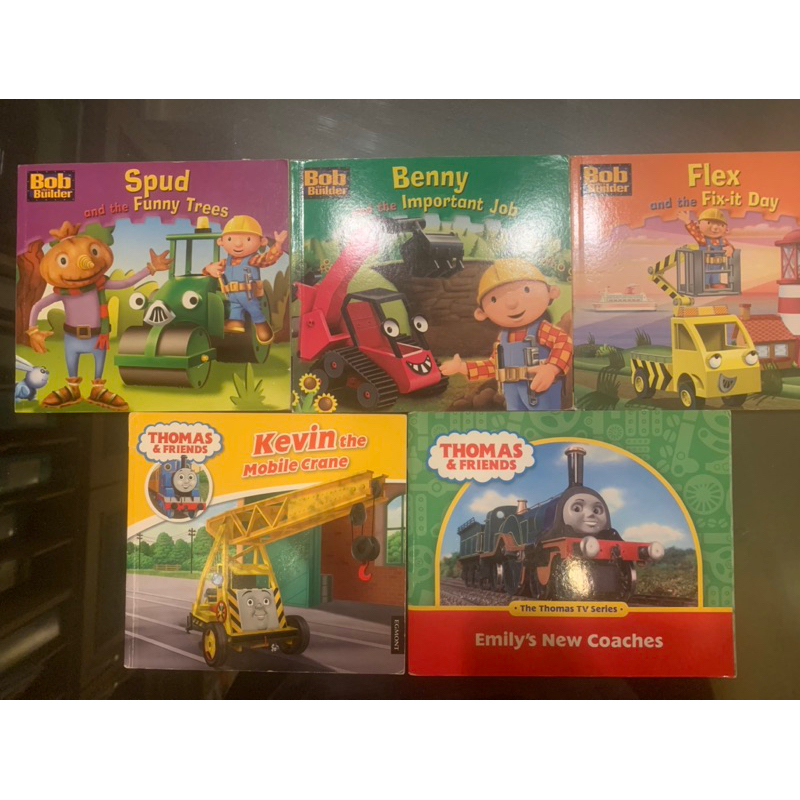 Preloved Story bookstor kids-Bob the Builder & Thomas & Friends ...