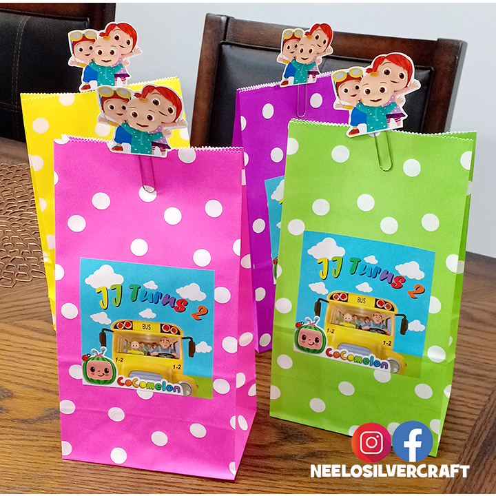 Cocomelon Goodiesbag and Deco for Birthday Party | Shopee Malaysia