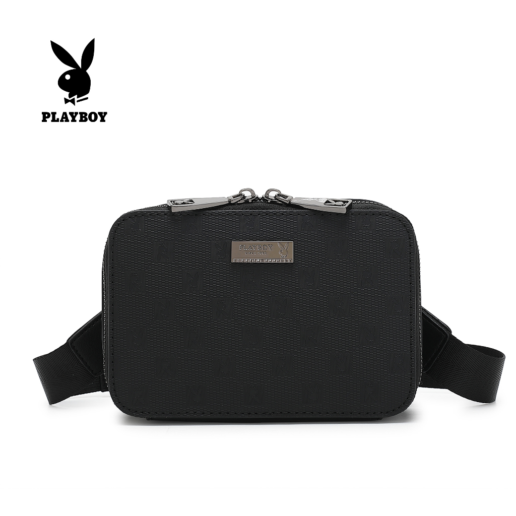 PLAYBOY Monogram Crossbody & Shoulder Bags Sling Bag PMG 7851-1 Black ...