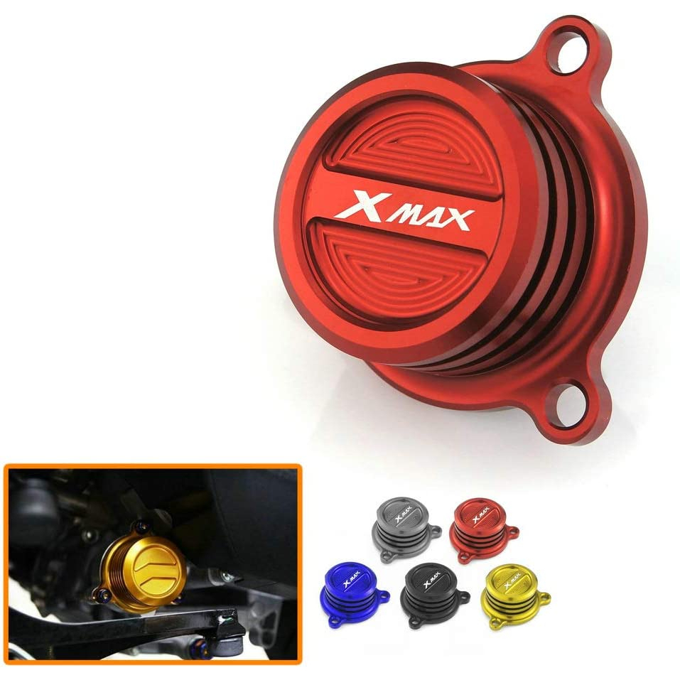 Engine Oil Cap Yamaha Xmax X-max 250 / 300 Gold Black Titanium Blue ...