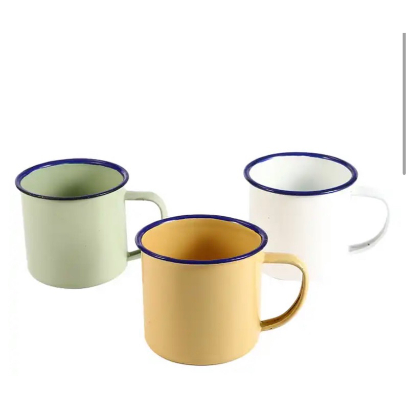 6cm / 7cm / 8cm / 9cm /10cm/12cm enamel mug | Shopee Malaysia
