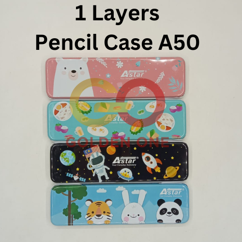 ASTAR Children Animal Single Layer Tin / Metal Pencil Case A50 (Price ...