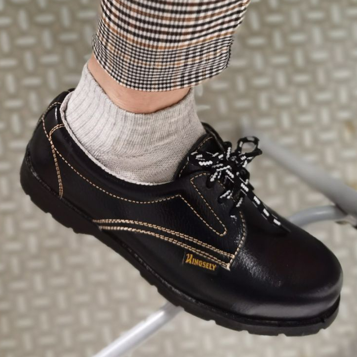 KINGSELY Ladies Leather Safety Shoe Chicago Laces Up - Art 1633 ...