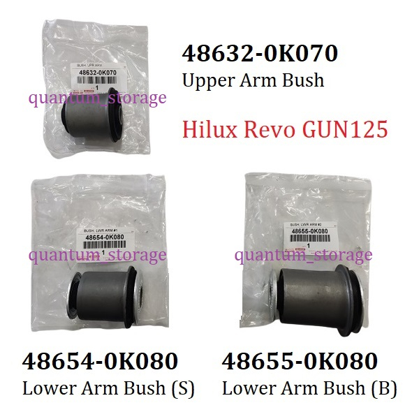 Toyota Upper Lower Control Arm Bush 48632-0K070 48654-0K080 48655-0K080 ...