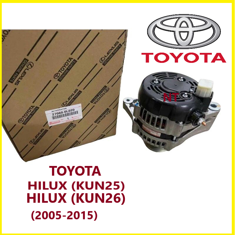 ( 100% ORIGINAL ) TOYOTA HILUX KUN25 HILUX KUN26 ALTERNATOR ( 27060 ...