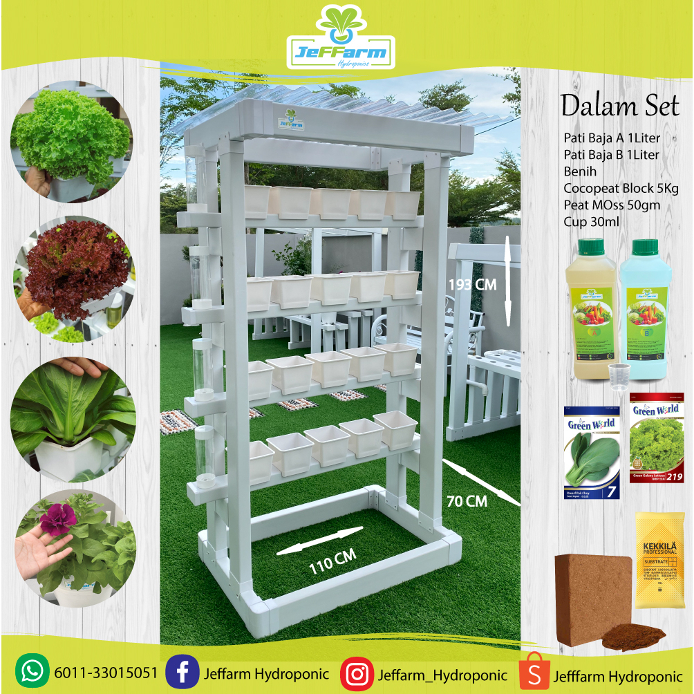 SET HYDROPONIC KLCC 20 POT CUSTOM | Shopee Malaysia