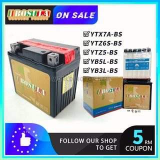 BOSULA YB5L YB3L YTZ5 YTZ6S YTX7A Motor Battery Premium Lasting bateri ...