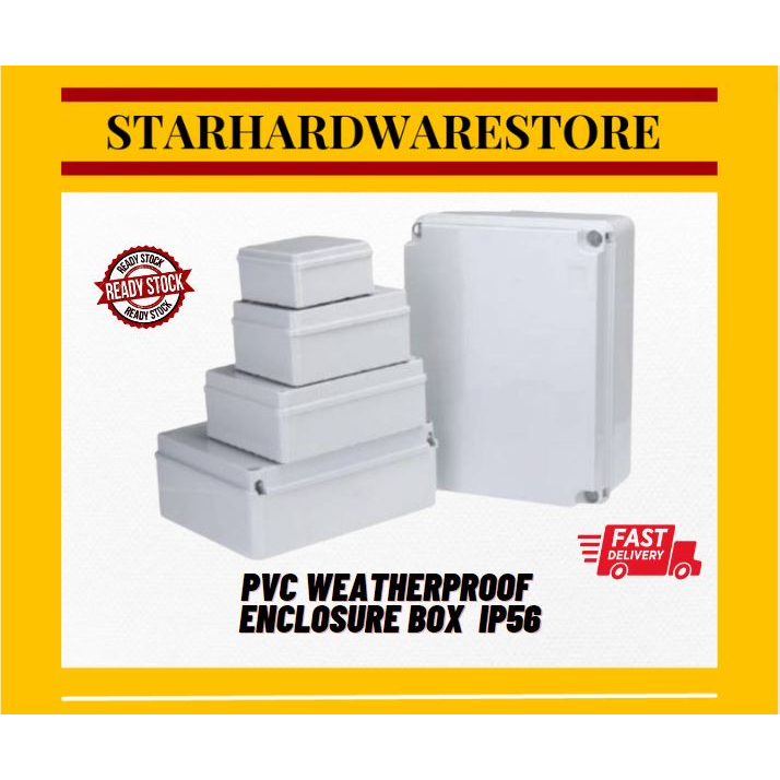 TC PVC WEATHERPROOF ENCLOSURE BOX IP56 JUNCTION BOX | Shopee Malaysia