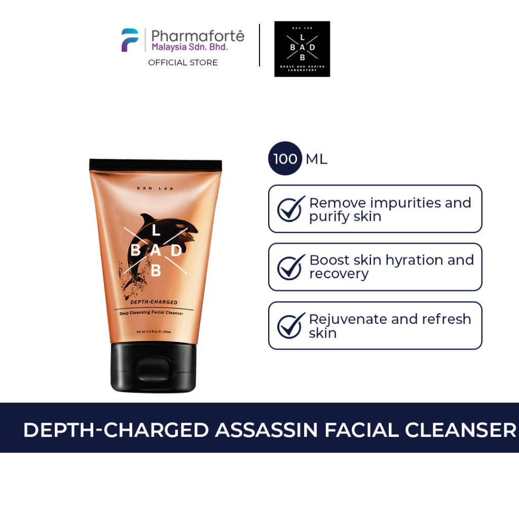 Bad Lab Depth-Charged Assassin Facial Cleanser - for Halal Personal ...