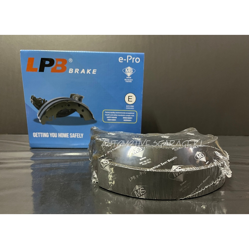 LPB E-PRO BRAKE SHOE - G0502A - HONDA CITY GM2 TMO / GM6 T9A / JAZZ T5A ...