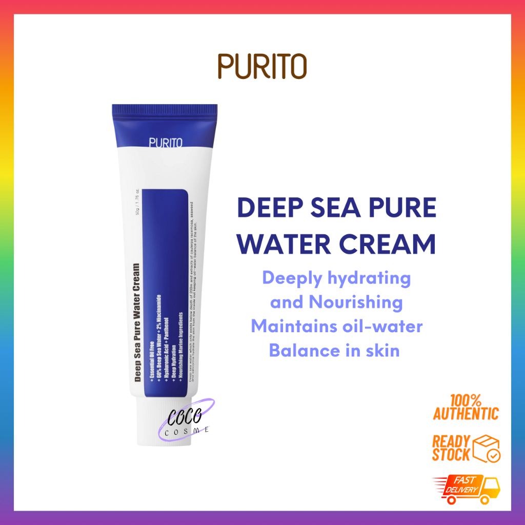 PURITO Deep Sea Pure Water Cream 50g | Shopee Malaysia
