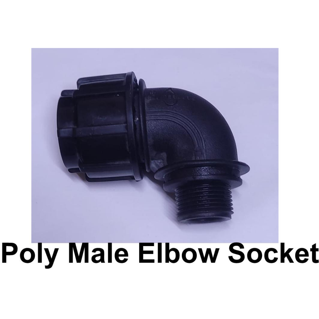 Poly Pipe Fitting - Male Thread Elbow Socket (PMLS) | Shopee Malaysia