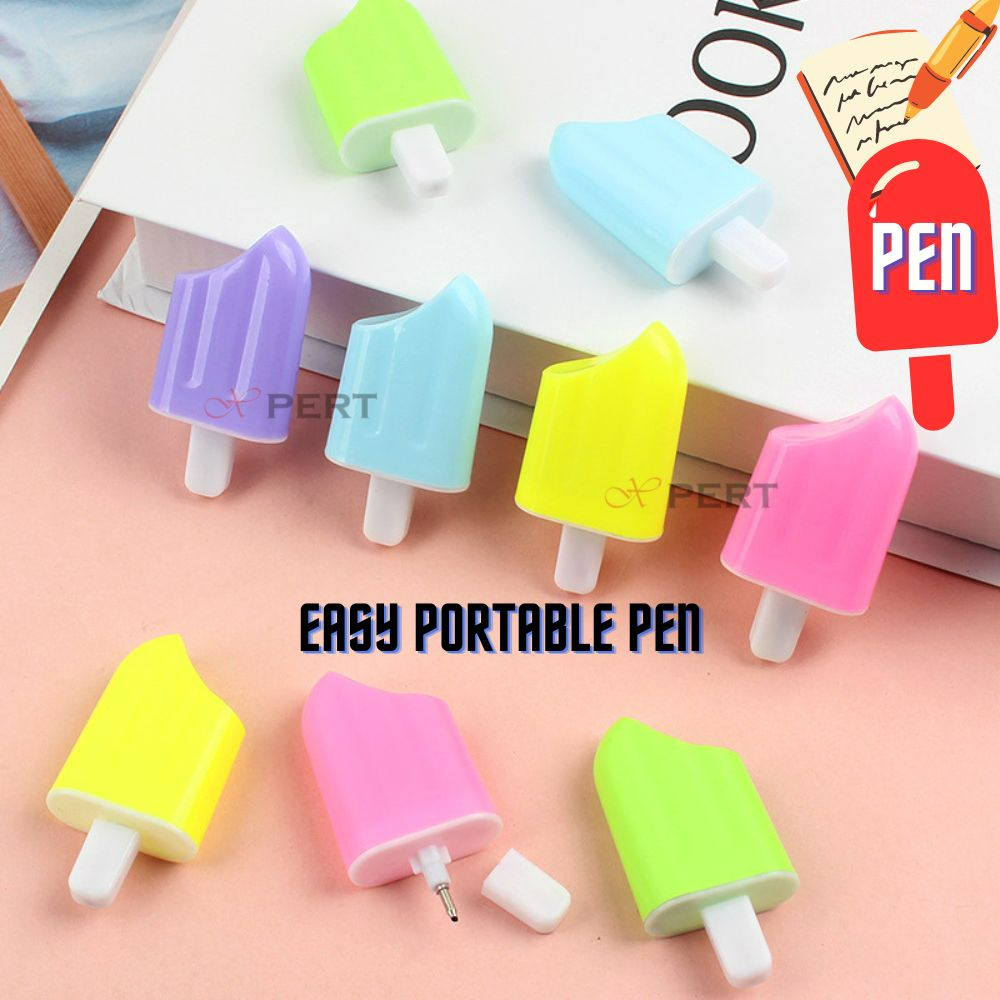 ICE CREAM PEN Easy portable Cute Door gift student reward Goodies Comel ...