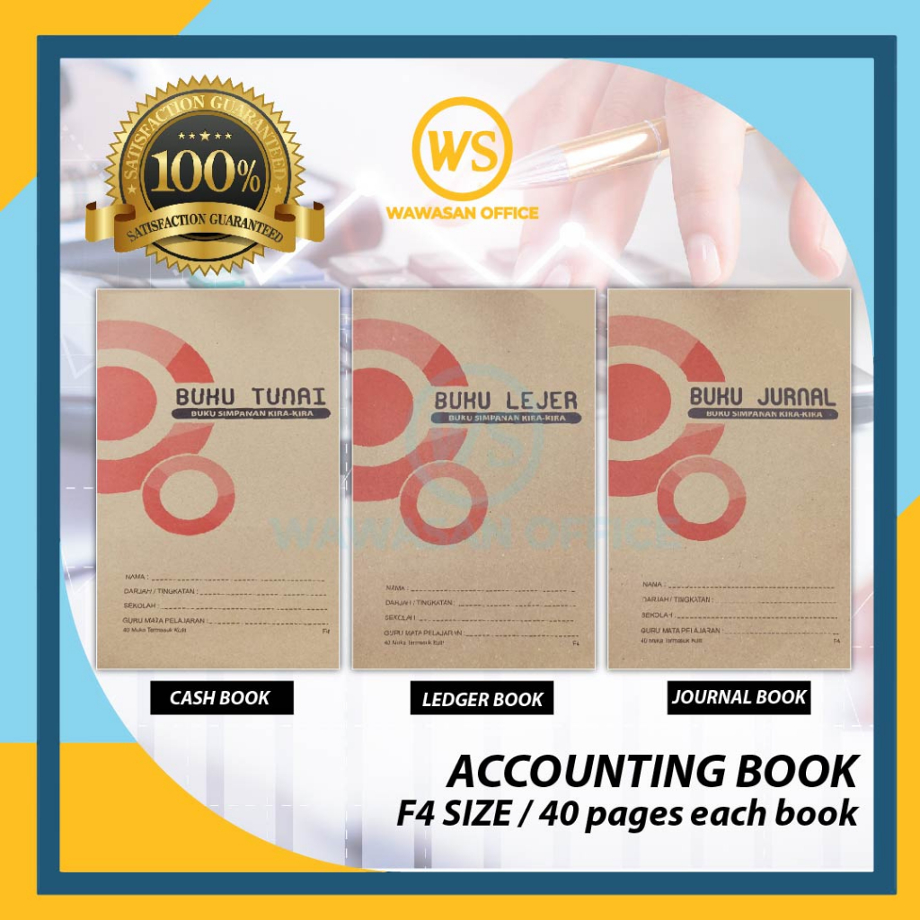 Account Book / Cash Book / Journal Book / Ledger Book / Buku Akaun ...