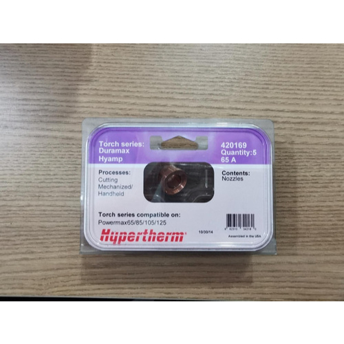 Powermax125 Hypertherm Plasma cutting Electrode220971 Nozzle220975 ...