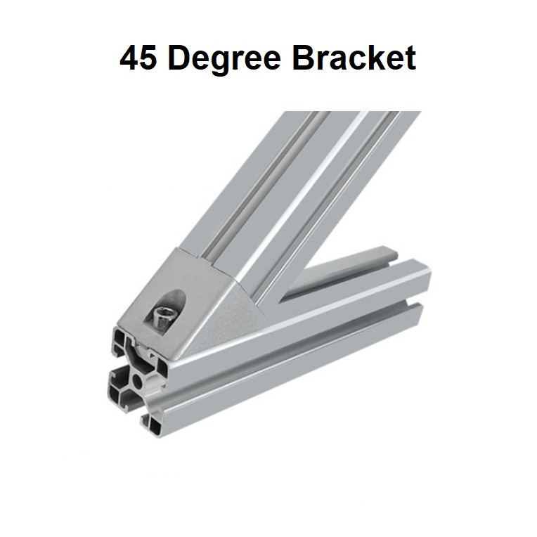45 Degree Angle Bracket for 3030/4040/4545 Aluminum Profile EU | Shopee Malaysia