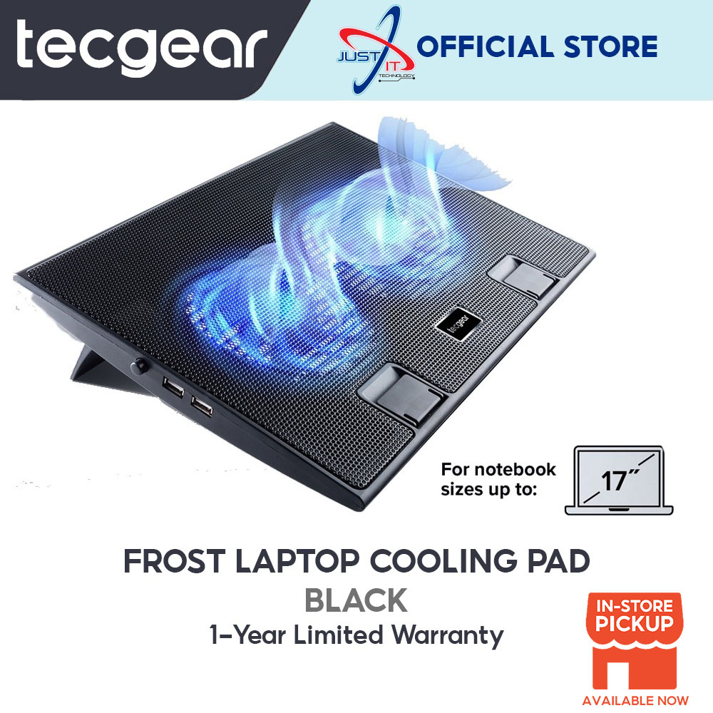 TECGEAR FROST LAPTOP COOLER - BLACK | Shopee Malaysia