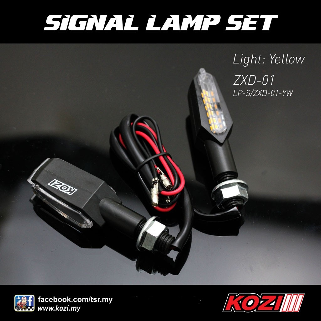 Kozi LED Signal Lamp Mini Light ZXD-01 02 04 Motorcycle Motor Y15 NVX ...