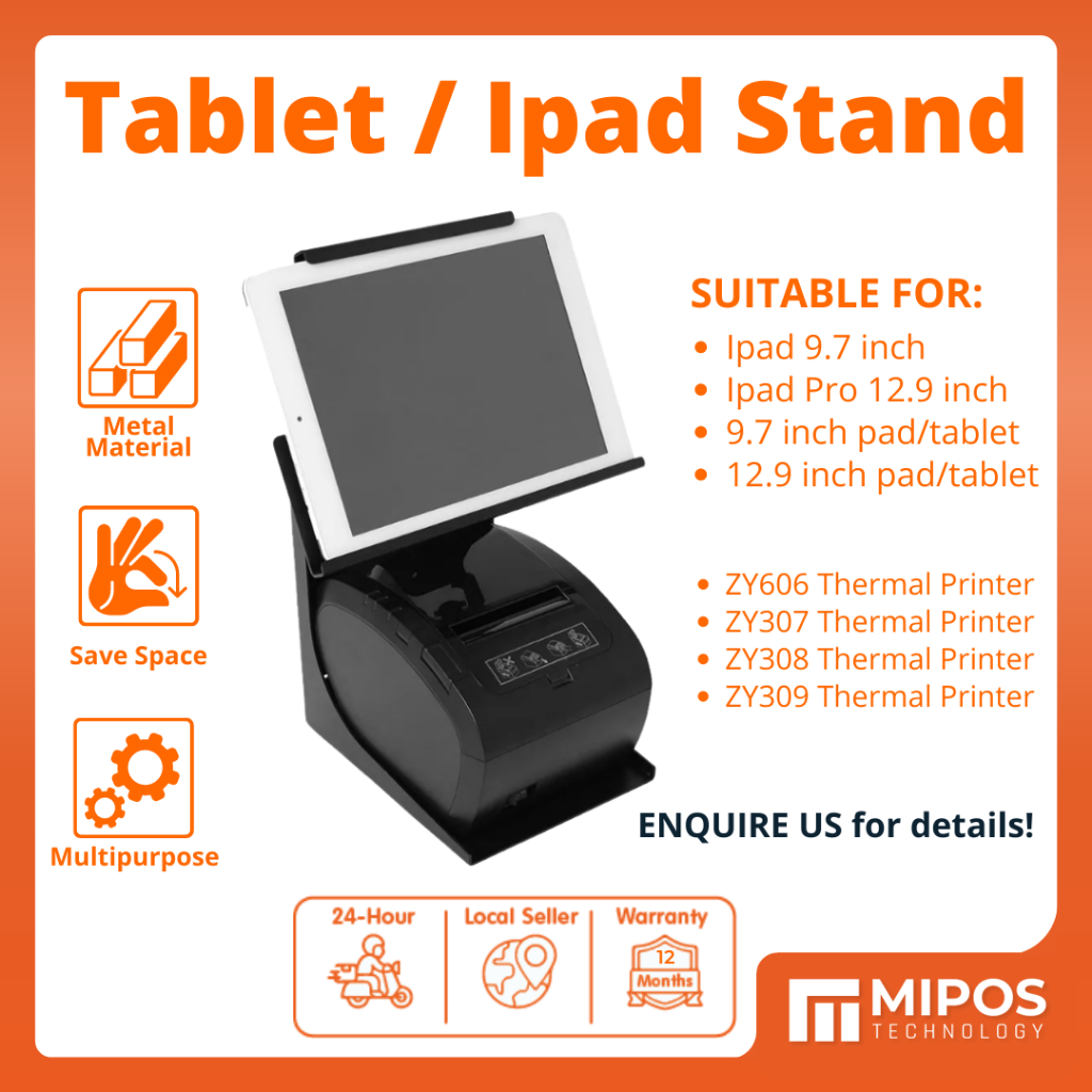 Tablet Ipad Stand/Tablet POS stand/Ipad POS stand/Tablet Stand with Printer/Ipad Stand with ...