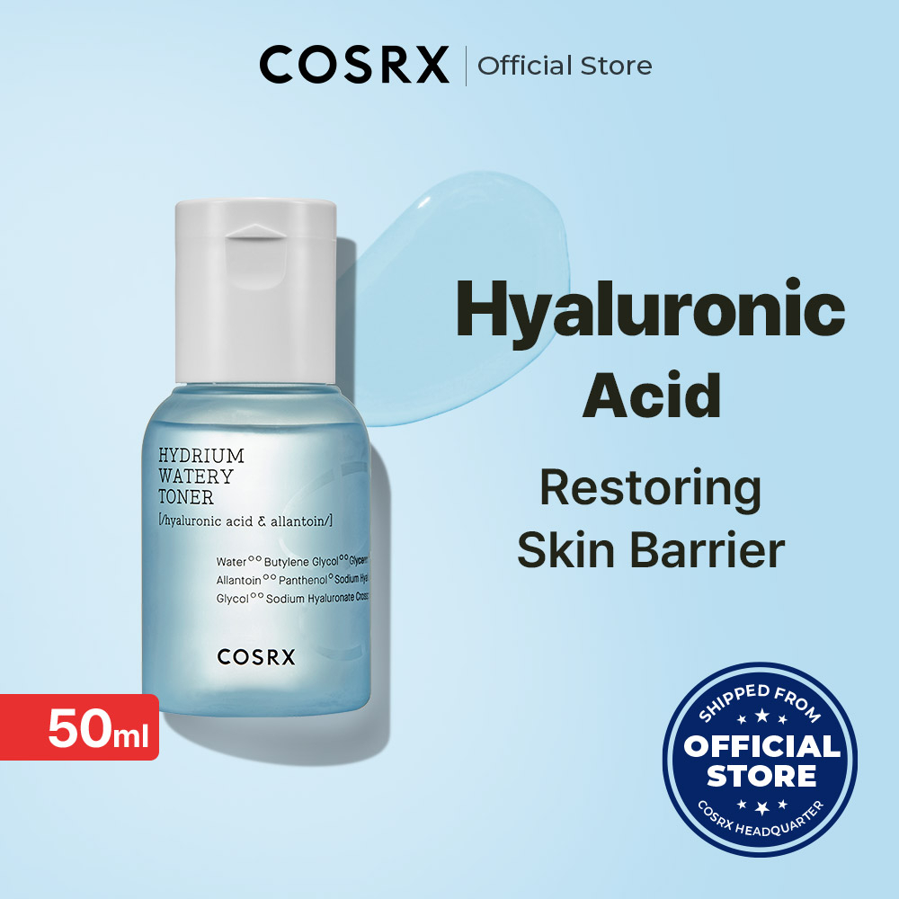 [COSRX OFFICIAL] [MINI SIZE] Hydrium Watery Toner 50ml | Shopee Malaysia