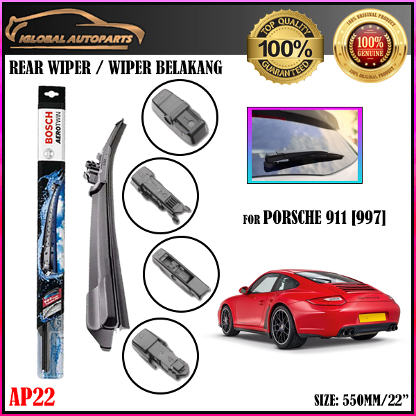 Porsche 911 [997] Year 2004-2013 Bosch Aerotwin Plus Rear Wiper Blade ...