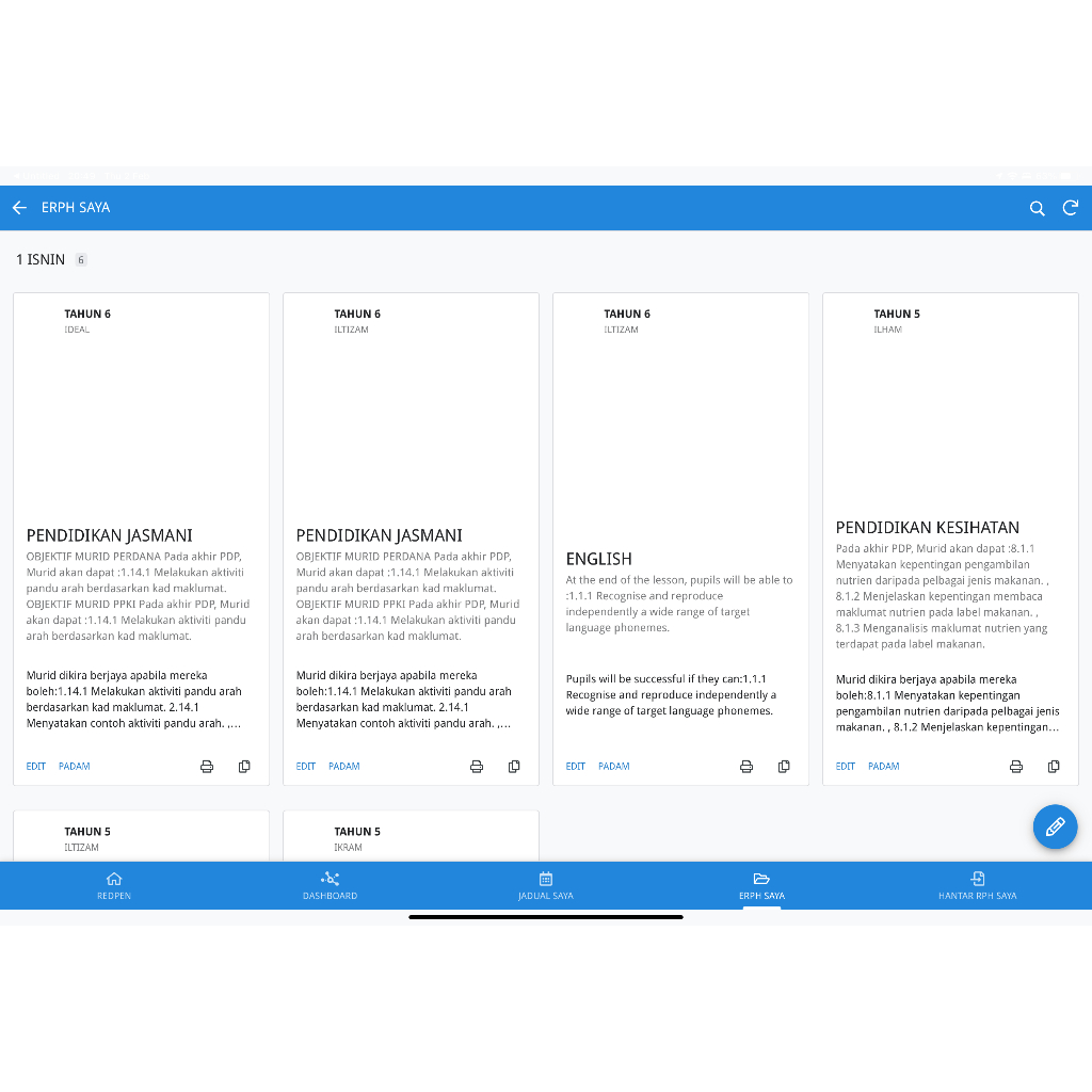 REDPEN - REKOD DIGITAL PENGAJARAN DAN PEMBELAJARAN - ERPH APLIKASI ERPH ...