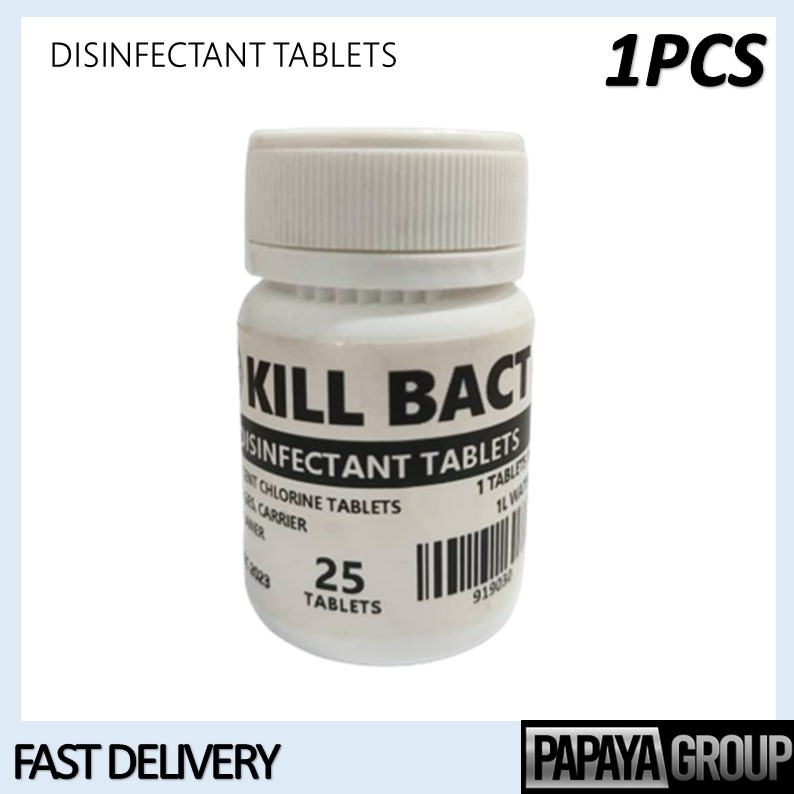 KILL BACT Disinfectant Chloring Tablets ( 25 Tablets ) - Disinfectant ...