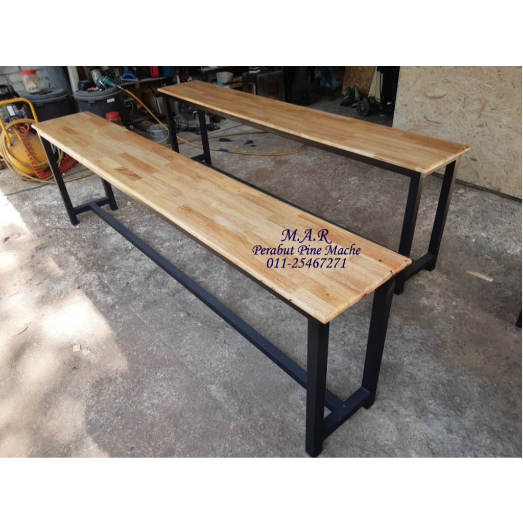 {Ready Stock} Kerusi Bangku Panjang Pelbagai Saiz Kerusi Bangku Besi ...