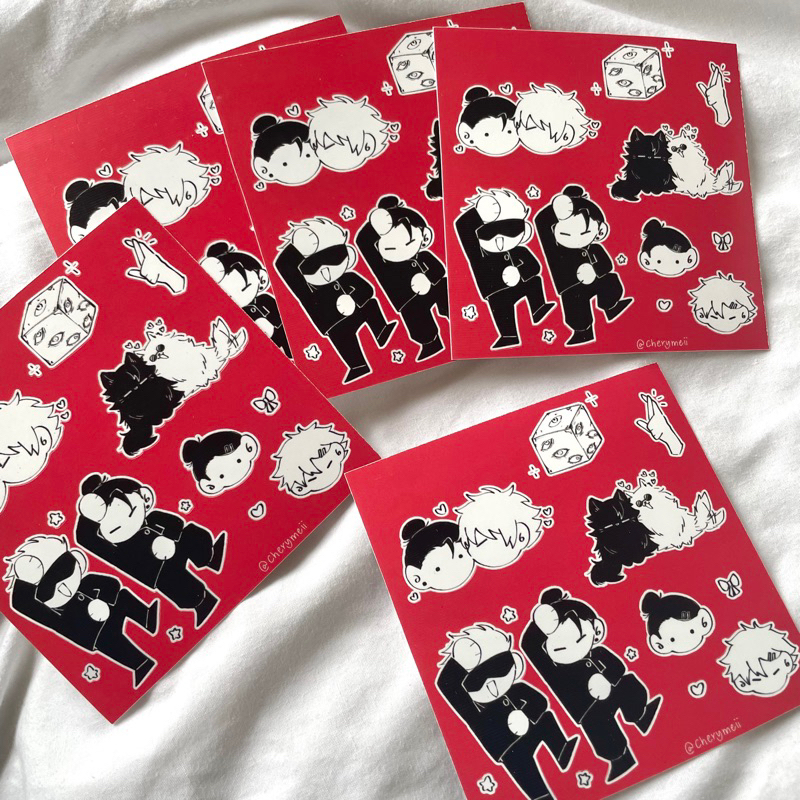 JUJUTSU KAISEN SatoSugu Sticker Sheet | Shopee Malaysia