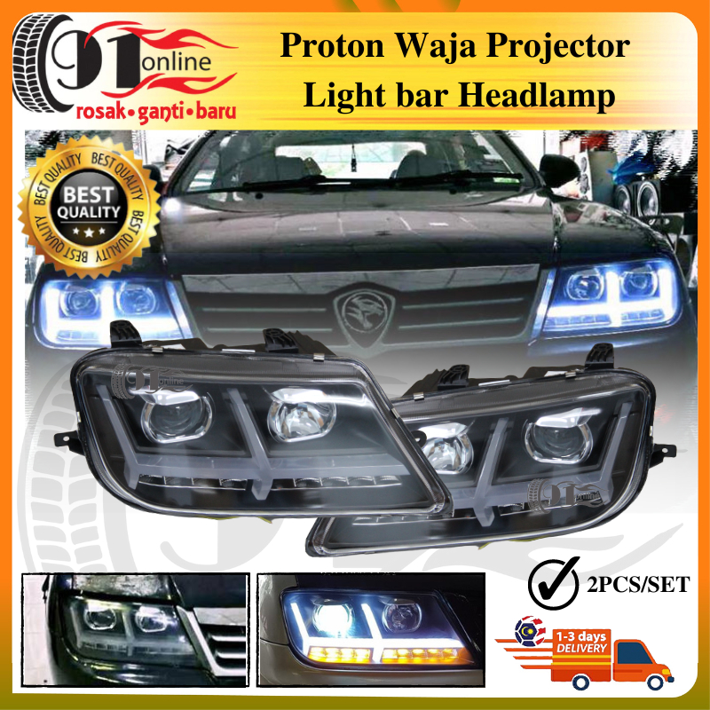 VLAND PROTON WAJA 2000-UP LED HEAD LAMP | Shopee Malaysia