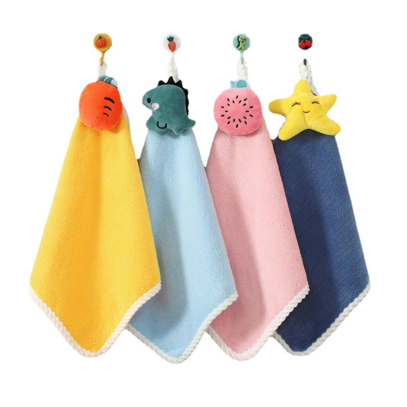 Characteristic Hanging Cartoon Hand Towel/Absorbent Soft Towel/Rag Hand ...