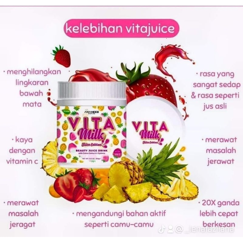 Vitajuice Edition Vitamilk 💥RASA YANG SANGAT SEDAP💥 | Shopee Malaysia