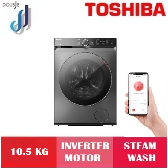 Toshiba 10.5KG Front Load Origin Inverter Washer TW-BK115GF4M(SK) | Shopee Malaysia