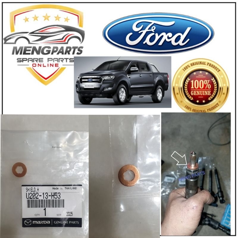 ORIGINAL FORD RANGER T6 & T7 & T8 2.2 & 3.2 FUEL INJECTOR WASHER U202 ...
