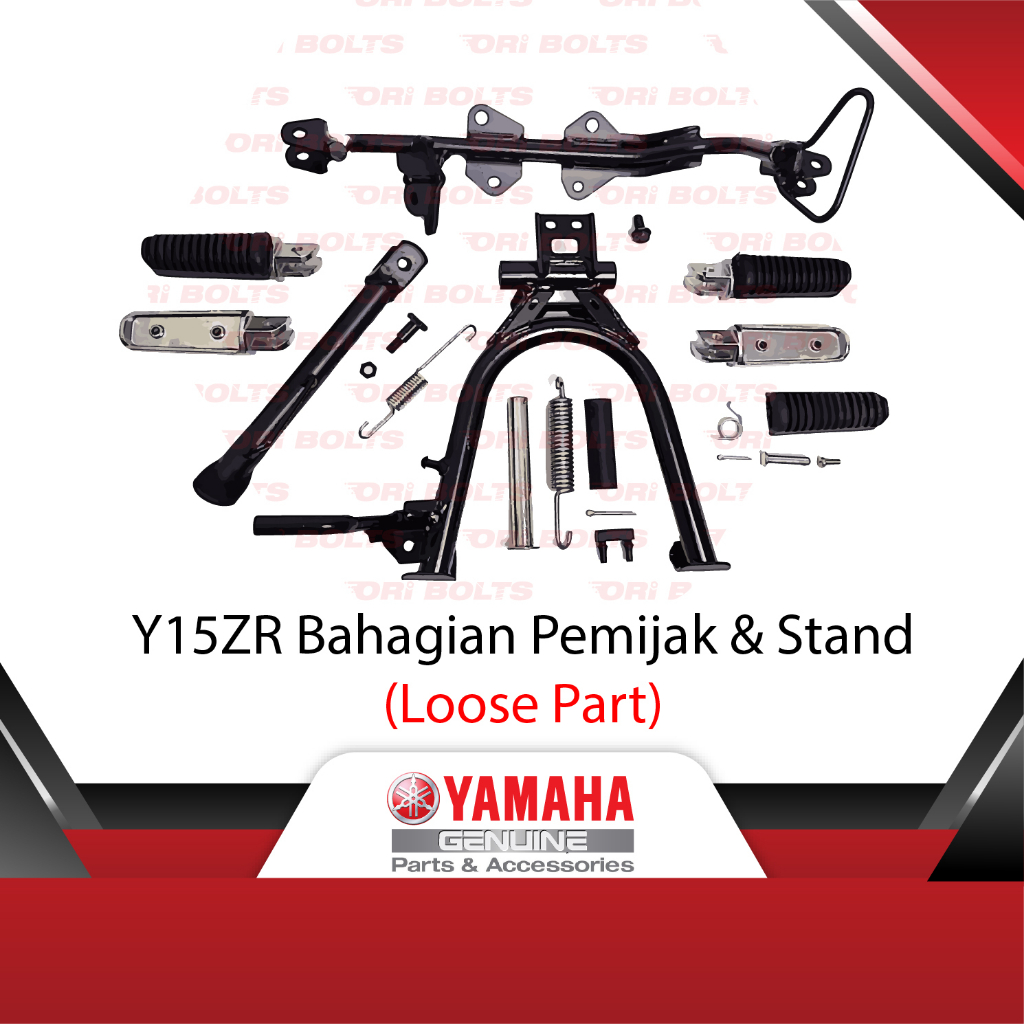 Yamaha Original Y15ZR Y15 V1 V2 Bahagian Footrest Bar Pemijak Depan ...