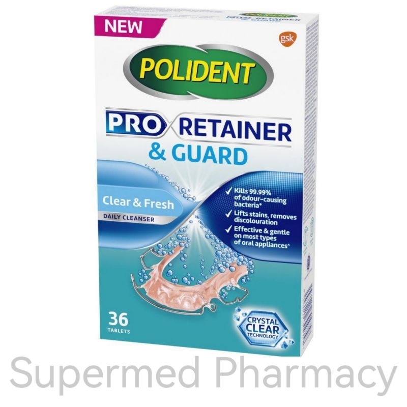 Polident Pro Guard & Retainer Tablet 36's | Shopee Malaysia