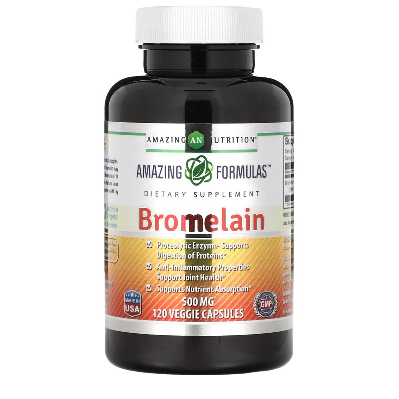 Bromelain 500mg , Veggie Capsules/Tablets | Shopee Malaysia