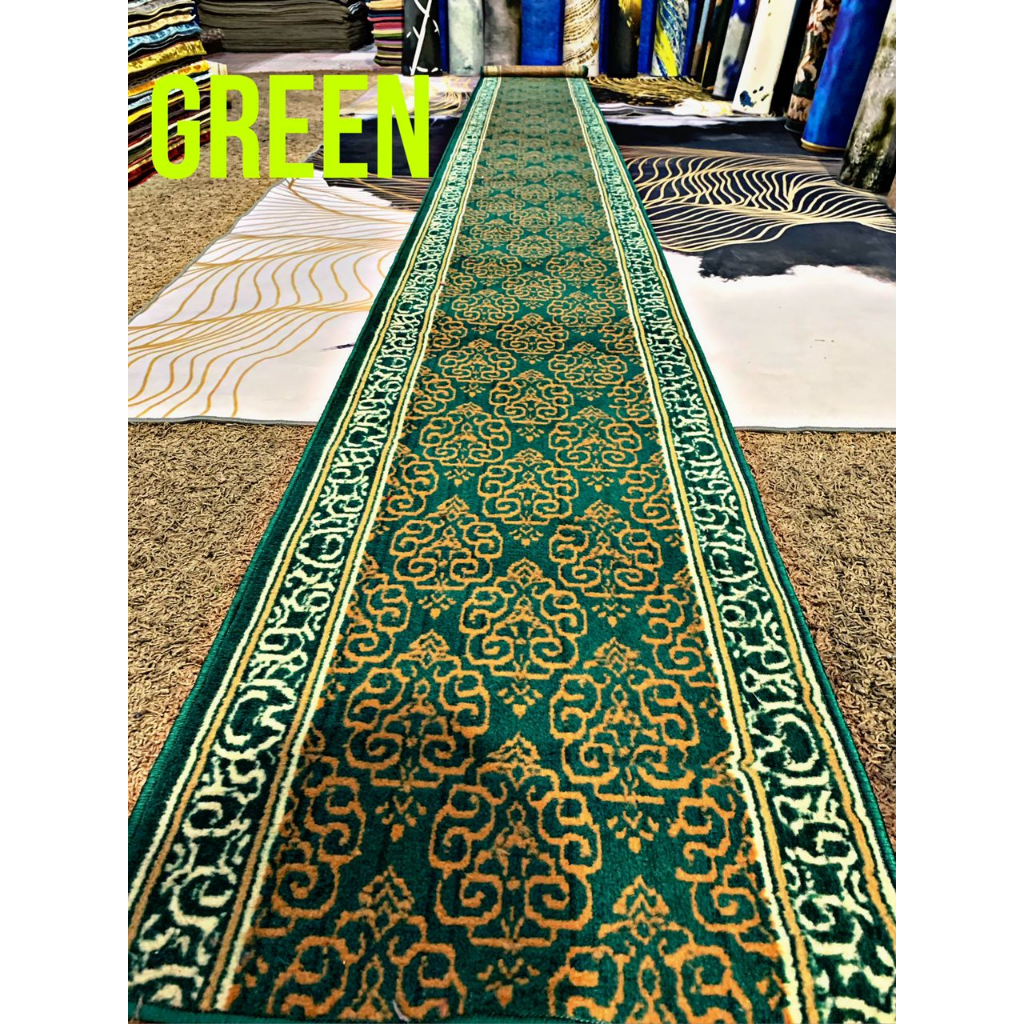 MASJID RUNNER TENUN CARPET ROLL DARI TURKEY / Sejadah Untuk Masjid Dan ...