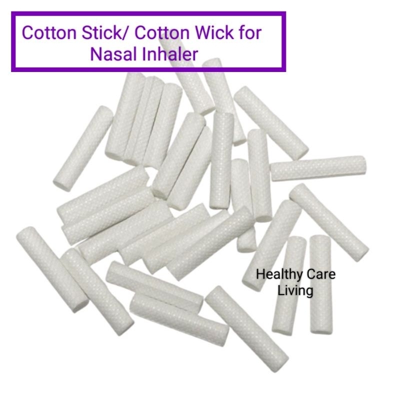 Empty Cotton Stick/ Cotton Wick for Nasal Inhaler 吸鼻棒的棉芯 | Shopee Malaysia