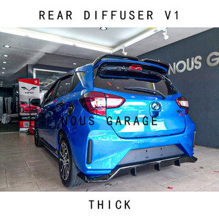 [ Myvi Gen3 Facelift ] - Rear Diffuser V1 | Shopee Malaysia