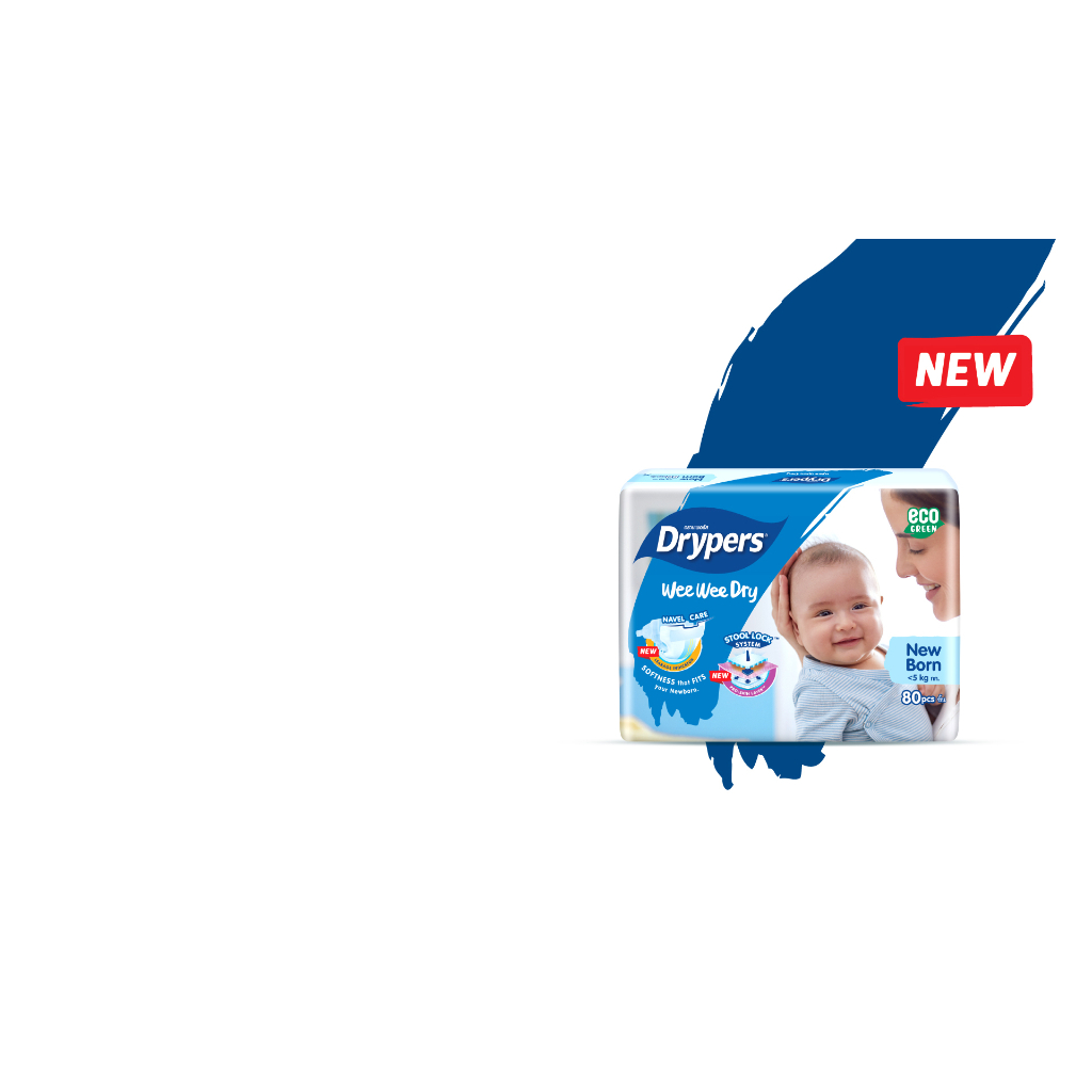 Drypers New Born Pampers | Shopee Malaysia