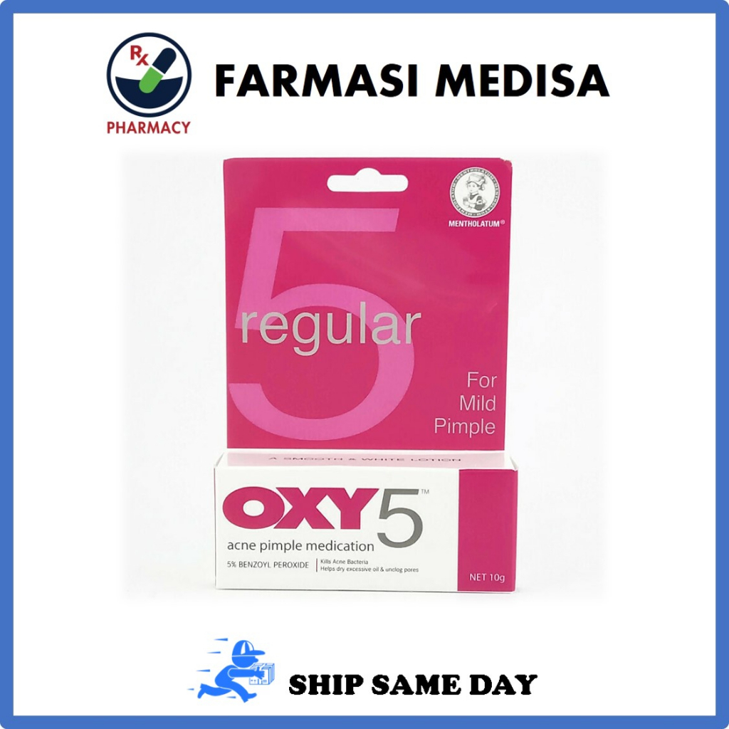 Oxy 5 Regular For Mild Pimple 10g Acne Pimple Medication | Shopee Malaysia