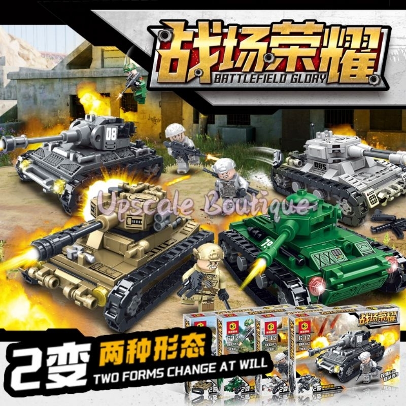Tank Toy Car Remote Control Sports Car War Base Soldier Children ...