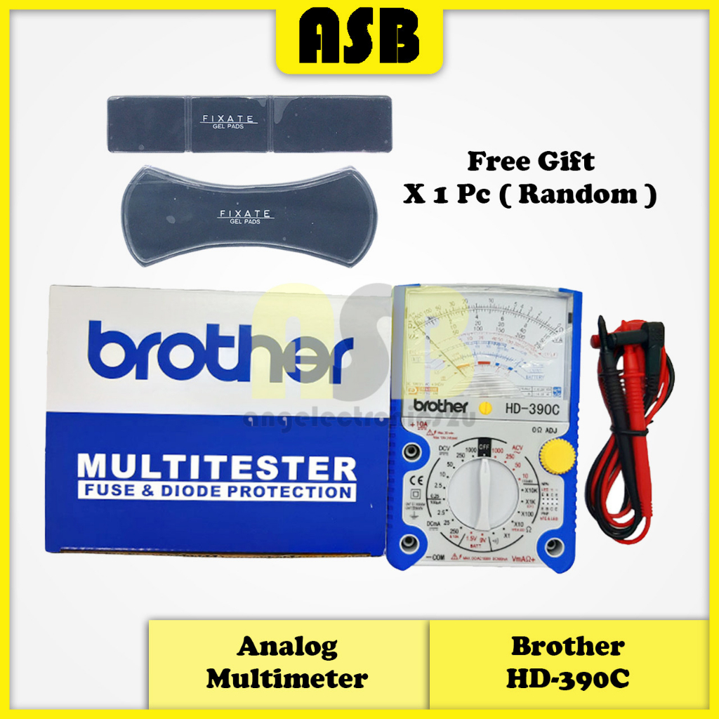 (1pc) Brother HD-390C Analog Multimeter (362001046) | Shopee Malaysia