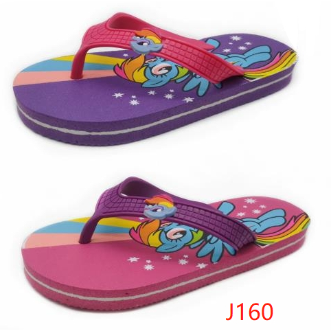 (Abellistory)Girls Cartoon Kids Slippers | Sandals Color | Selipar ...