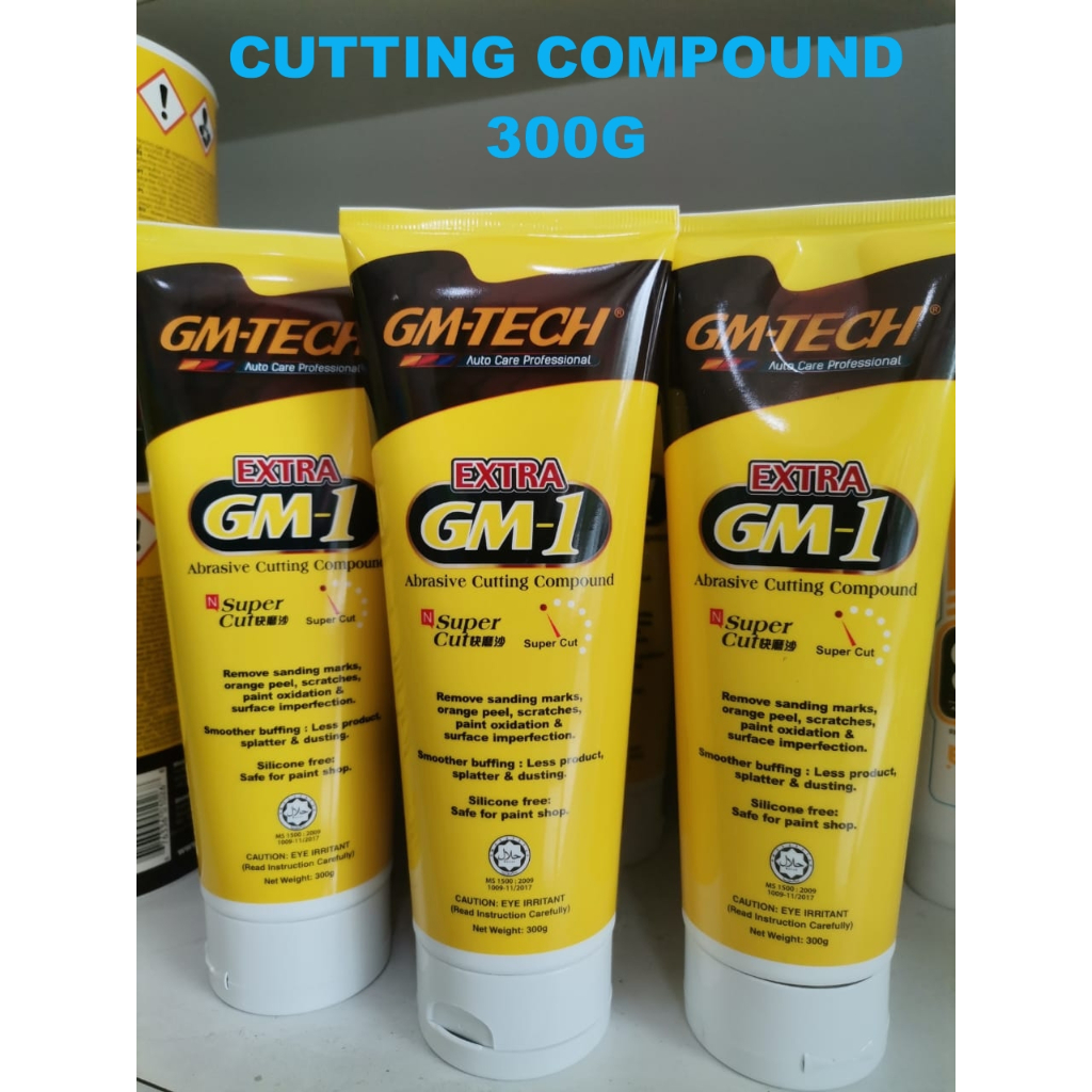 GM-TECH CUTTING COMPOUND/POLISH COMPOUND/ 300GM /SUPER CUT/CAR WASH ...