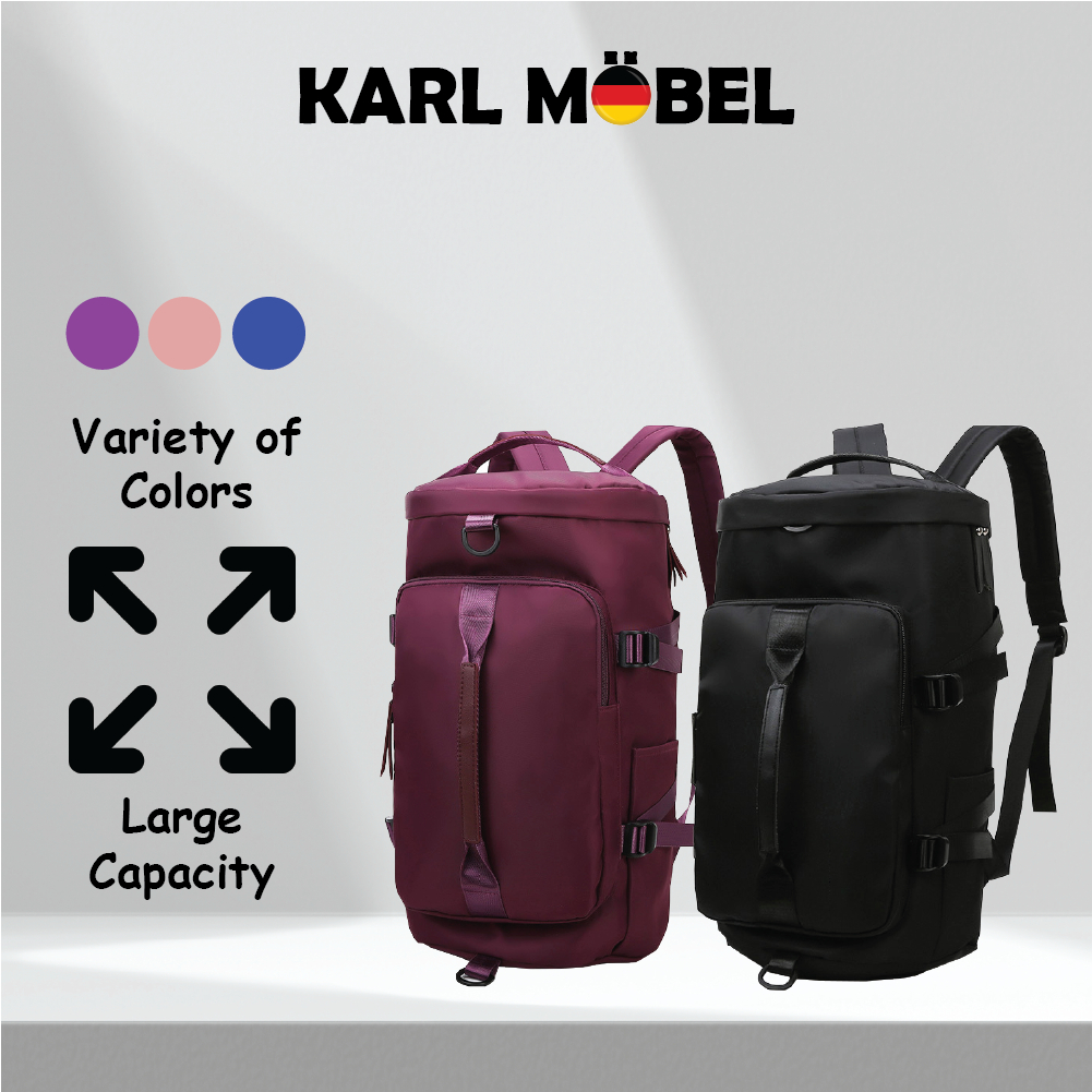 Travel Bagpack outdoor Beg Water Resistant Duffel Bag Galas Belakang ...