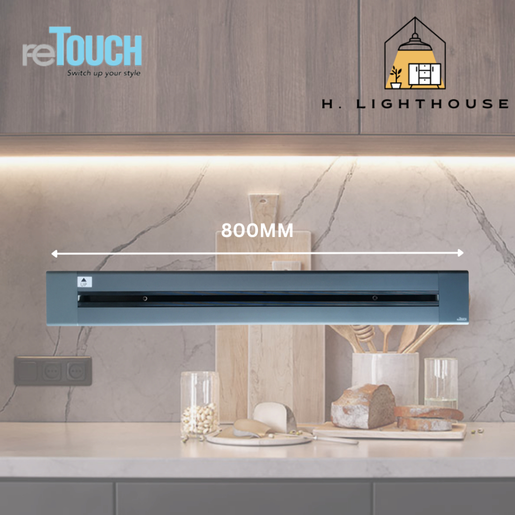 RETOUCH/YETPLUS Power Track Surface 600mm 800mm 1000mm Socket With LED ...